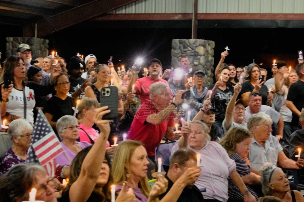 Candlelight Vigil at Rotary Park Honors Charlie Kirk | Bullhead ...